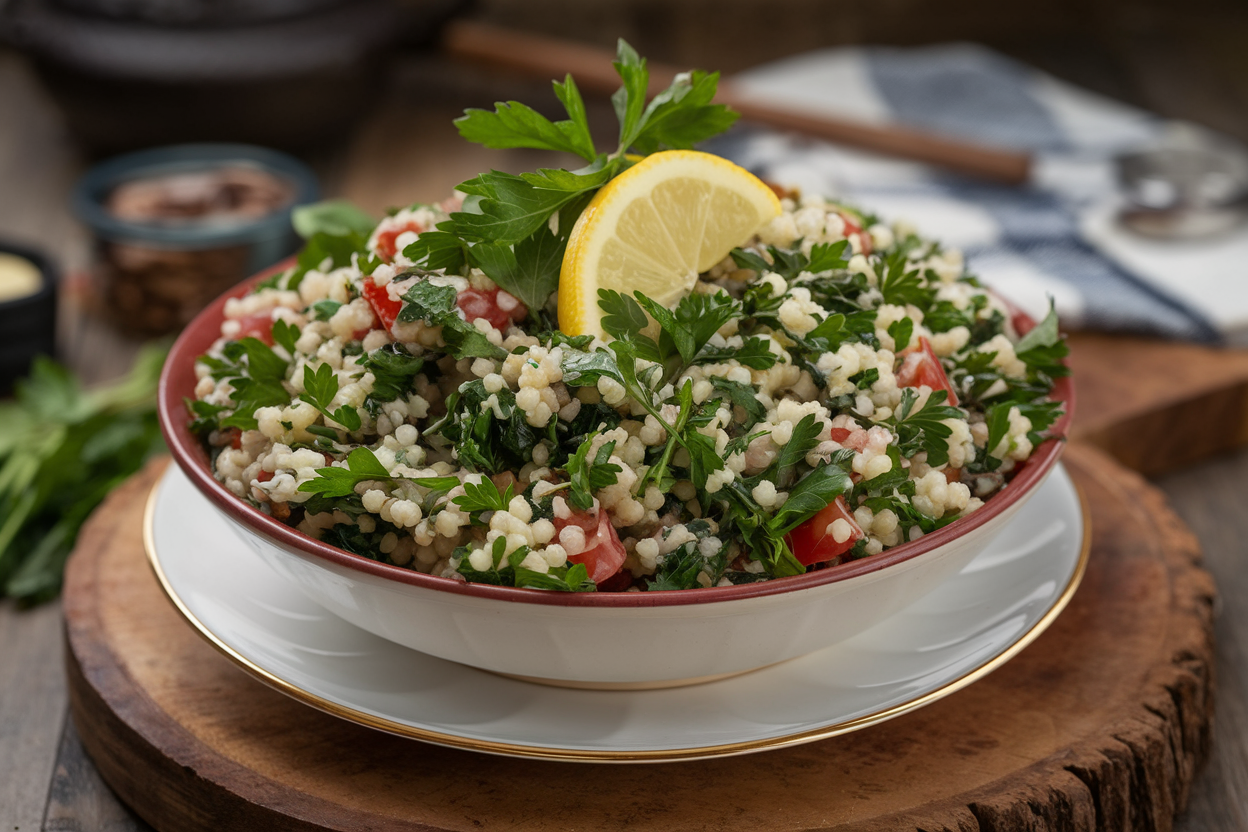 Tabbouleh Salad – Fresh Lebanese Parsley & Bulgur Dish - Savory ...