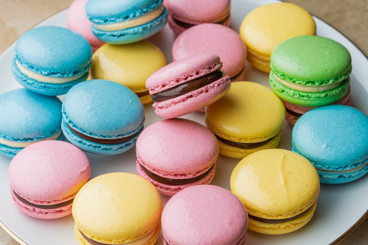 French Macarons Delicious and Colorful Dessert - Savory Passport Recipes